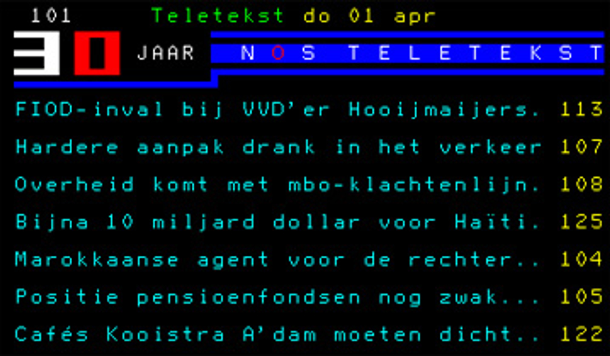 'Teletekst dinosaurus onder digitale media' - Kassa - BNNVARA